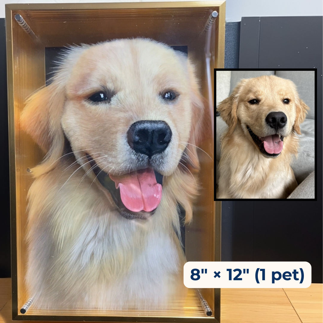 Eternal 3D Pet Portrait – RuffTopia