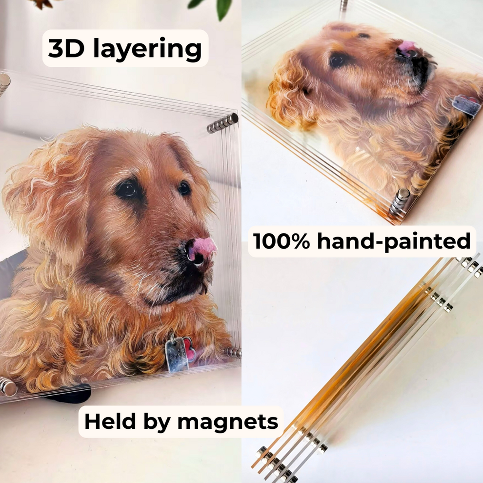 Multi-Layer 3D Pet Painting – RuffTopia